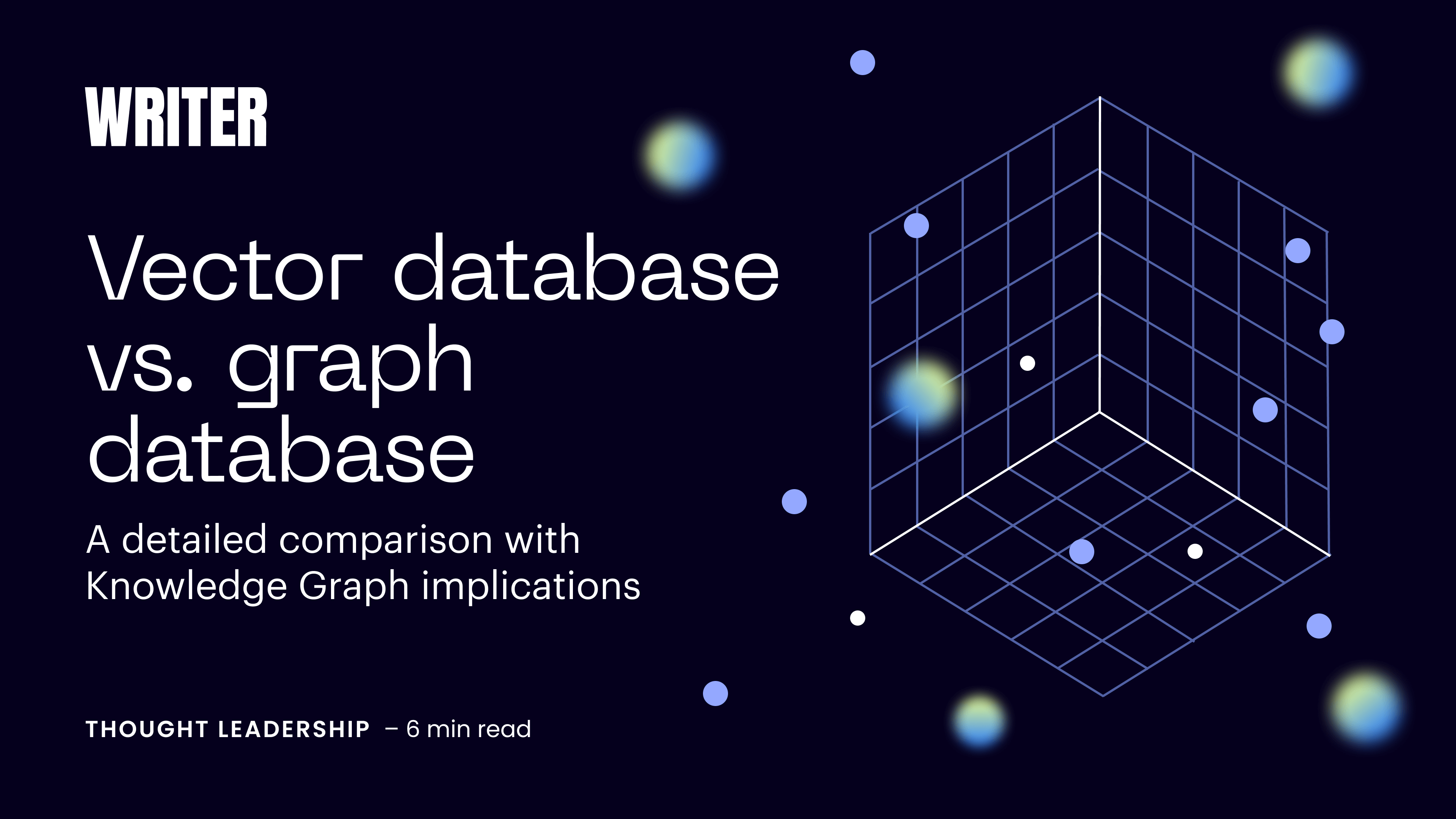 Vector database vs. graph database: Knowledge Graph impact - Writer